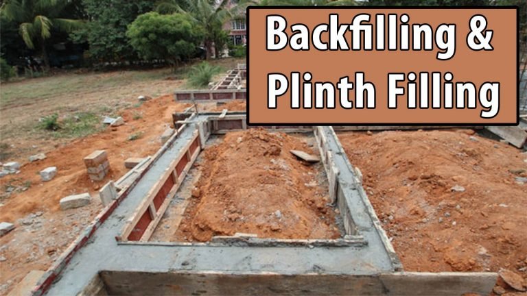 Backfilling and Plinth Filling - Online Civil